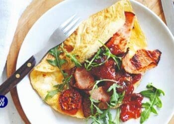 Sausage and Bacon Omelette Recipe - The Recipe Website