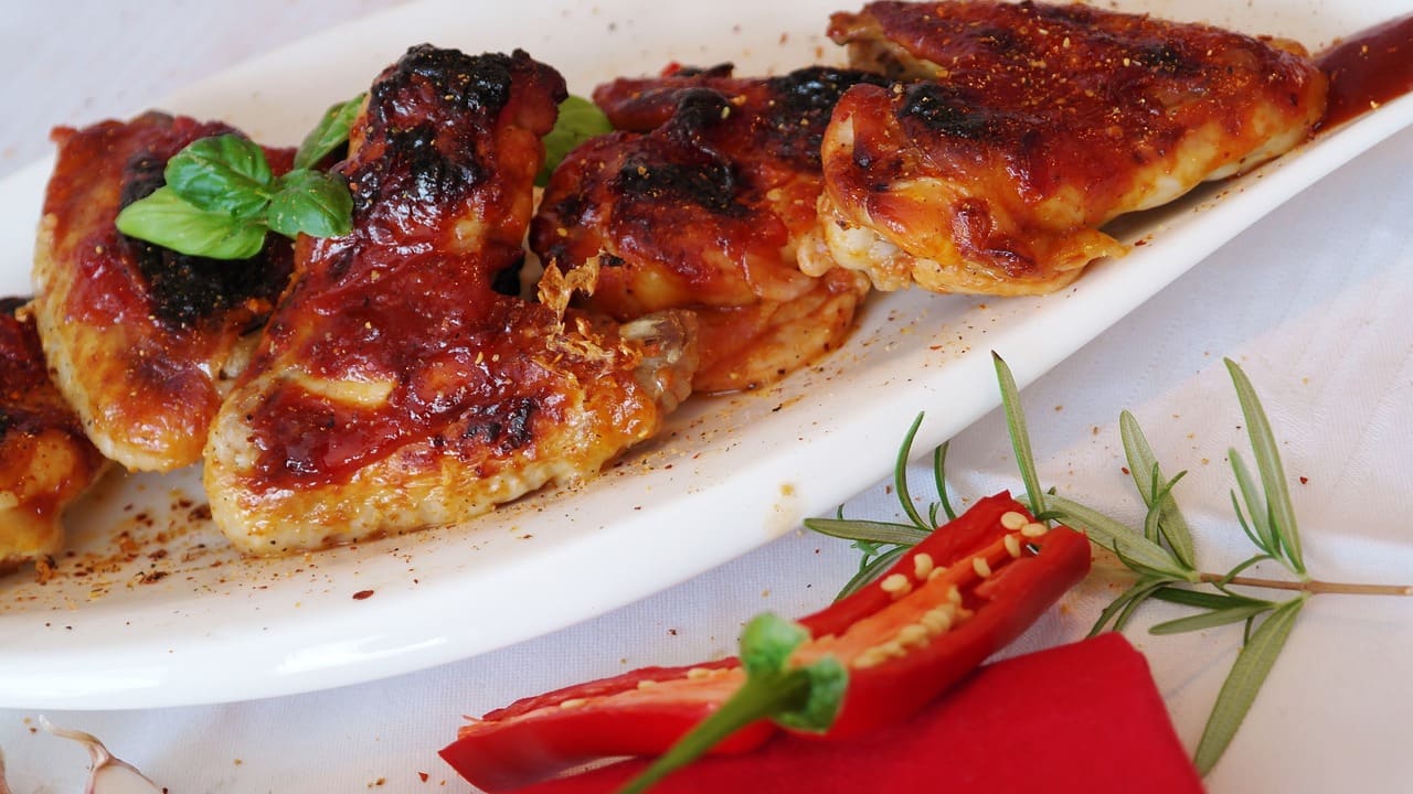 Chilli Chicken Wings Recipe - TheRecipe.Website - Finger Food